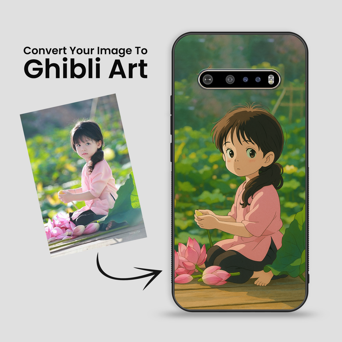 Studio Ghibli Picture Customize Your Own Premium Metal Case All Models – Phonecase.PK