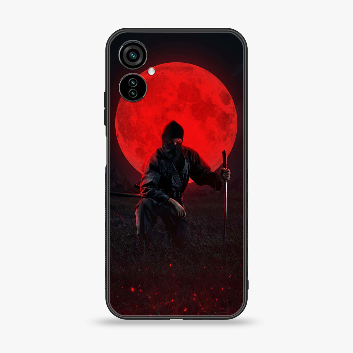 Tecno Camon 19 Neo Ninja Series Premium Printed Glass soft Bumper shoc ...