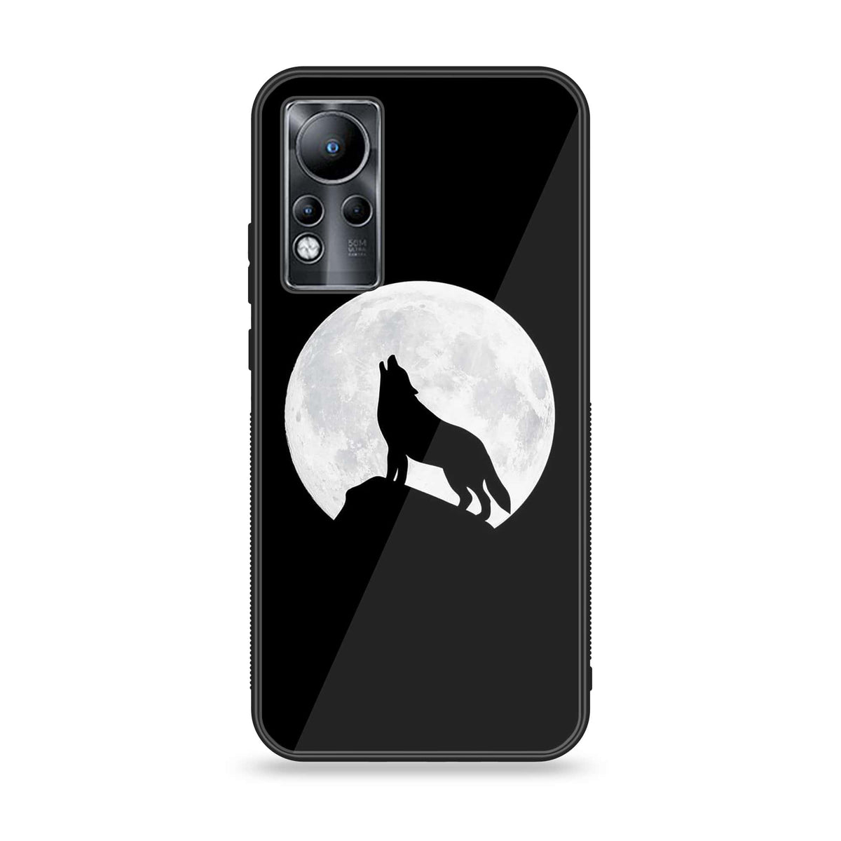 Infinix Note 11 - Wolf Series - Premium Printed Glass soft Bumper shoc ...