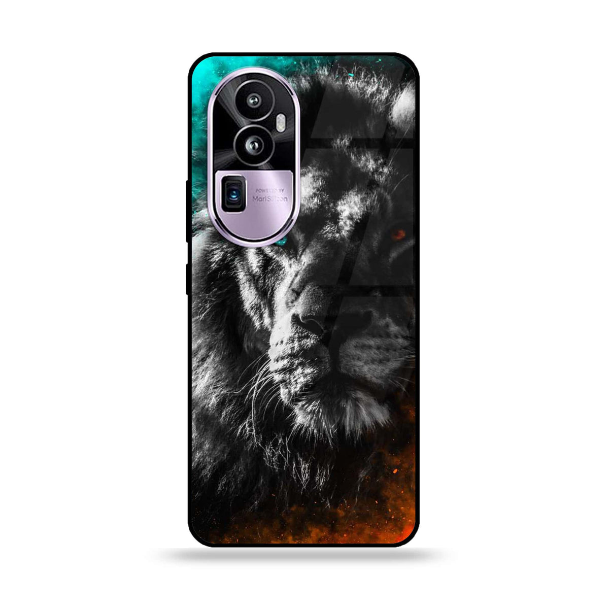 Oppo Reno 10 Pro Plus - Tiger Series - Premium Printed Glass soft Bump ...