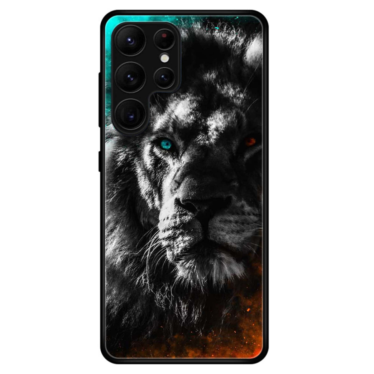 Samsung Galaxy S24 Ultra - Tiger Series - Premium Printed Glass soft B ...