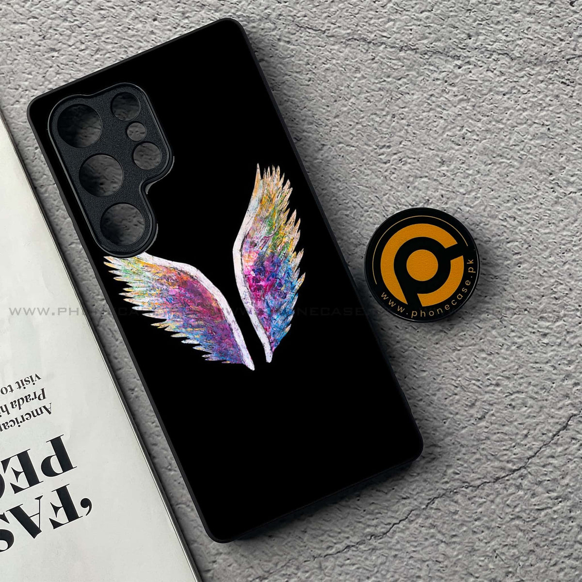 Samsung Galaxy S25 Ultra - Angel Wings Series - Premium Metal Printed ...