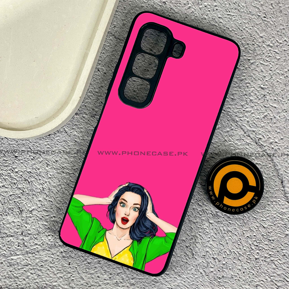 Infinix Hot 50 Pro - Anime Girls Series - Premium Printed Glass soft B ...