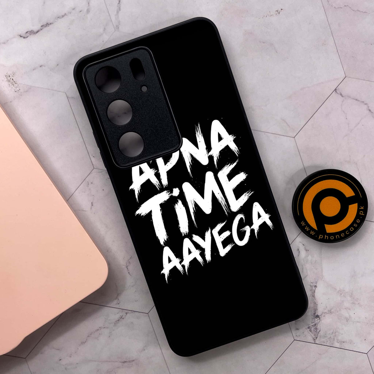 Realme C75 4G - Apna Time Ayega - Premium Metal Printed soft Bumper sh ...