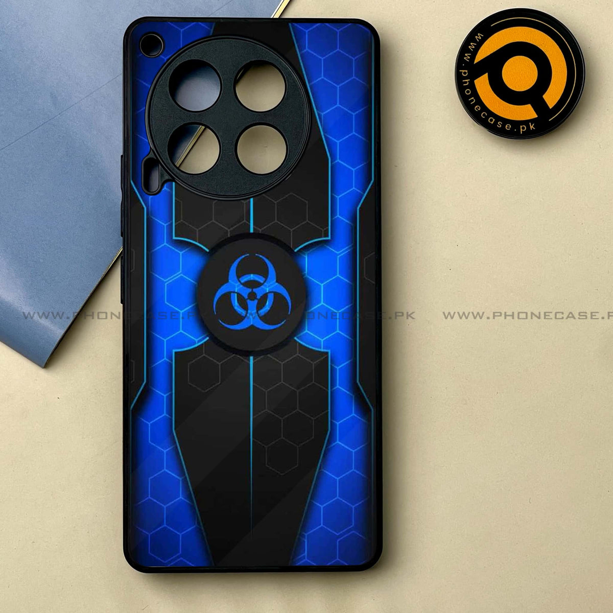 Tecno Camon 30 - Biohazard Sign Series Design 1 - Premium Printed Meta ...