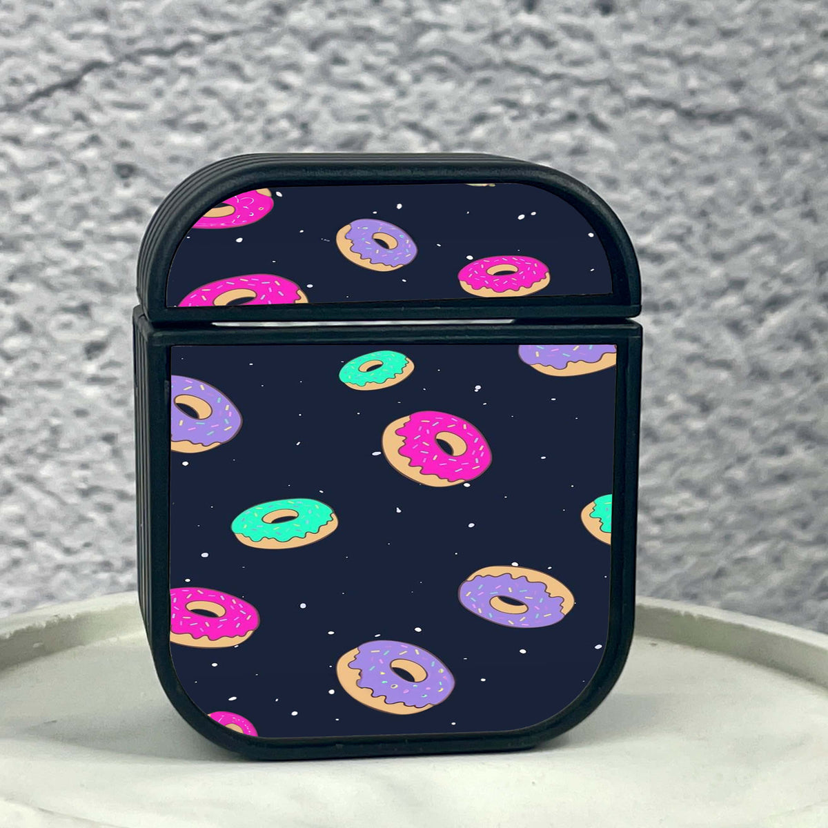 Apple Airpods 1/2 Case - Colorful Donuts - Front Back Premium Print ...