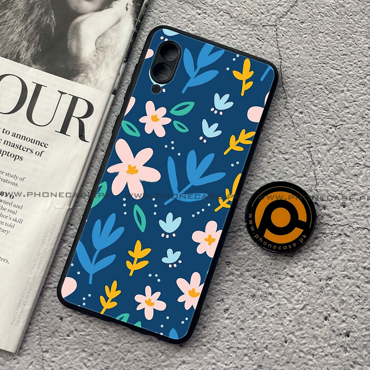 Samsung Galaxy A02 - Colorful Flowers - Premium Printed Metal Case ...