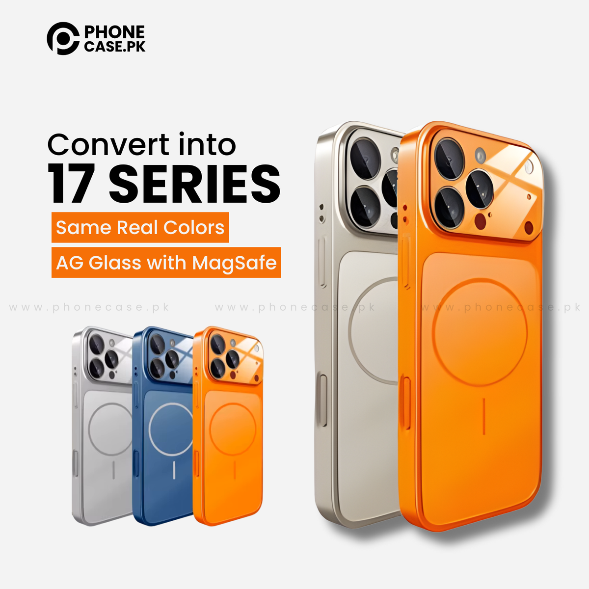 iPhone 14 Converter Cover - Upgrade to iPhone 17 Pro Max Matte MagSafe ...