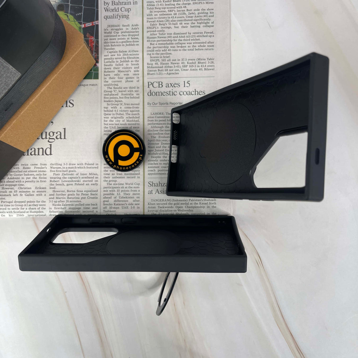 Galaxy A55 Premium Military Grade Armor Case with Built-in Stand With ...