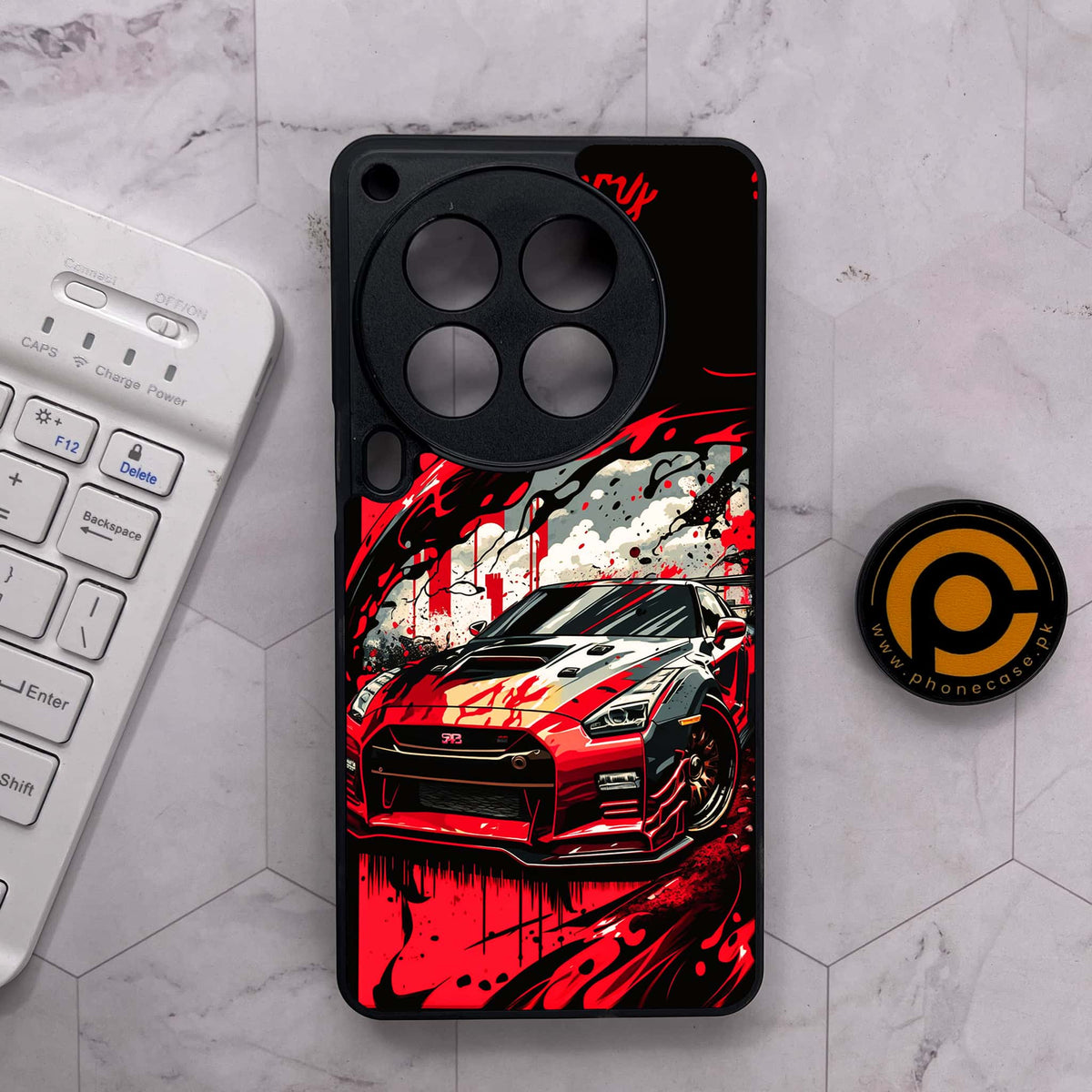 Tecno Camon 30 Premier - Godzilla Racing Car - Premium Metal Printed s ...