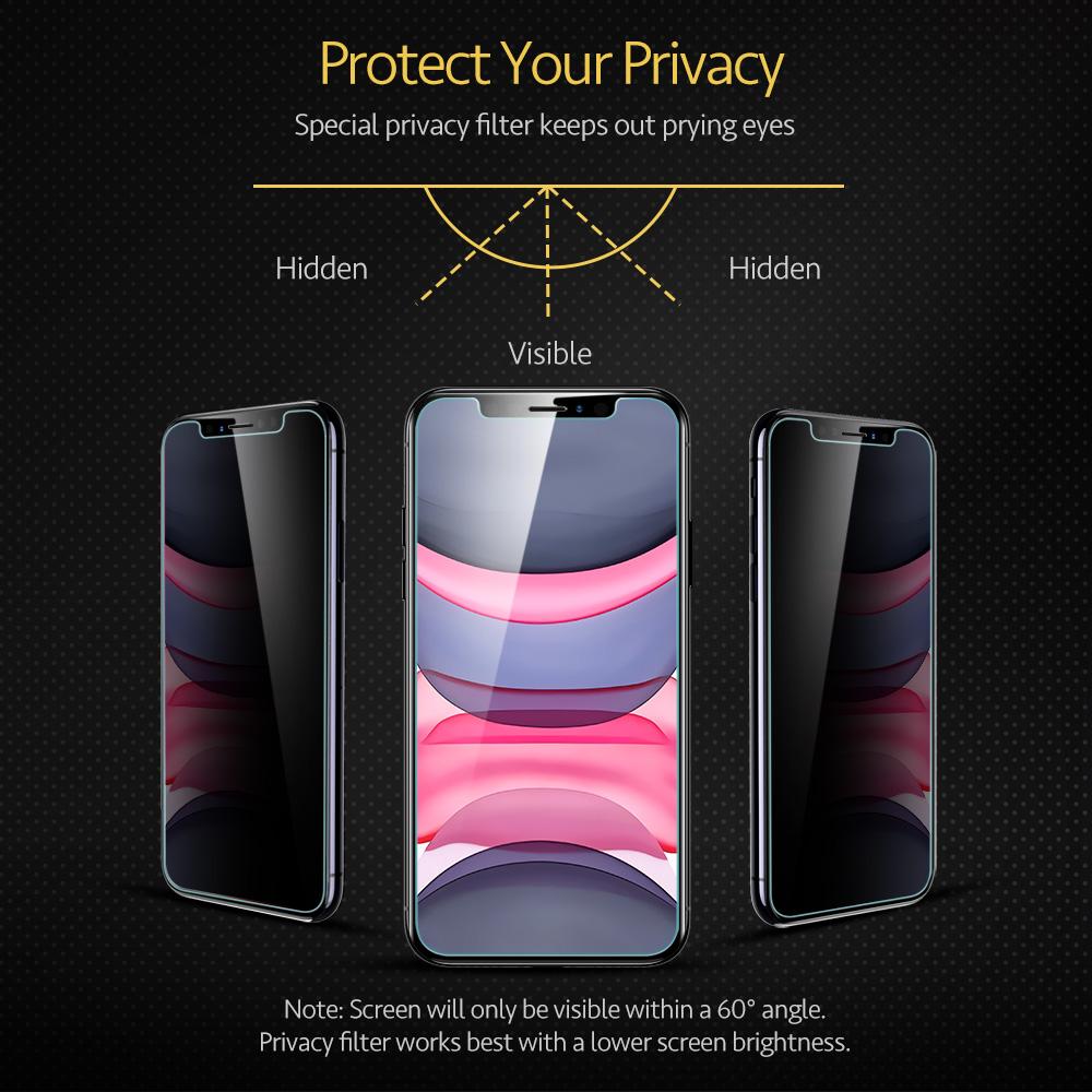 Redmi Note 11/Note 11s Privacy Anti-Spy Tempered Glass Screen Protector ...