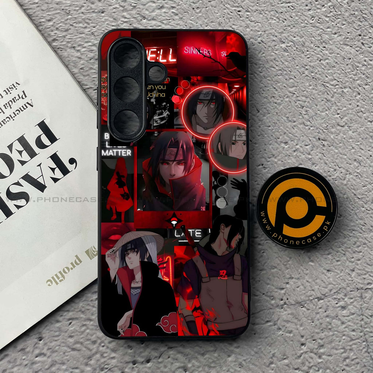 Samsung Galaxy S25 - Itachi Aesthetic - Premium Printed Glass soft Bum ...