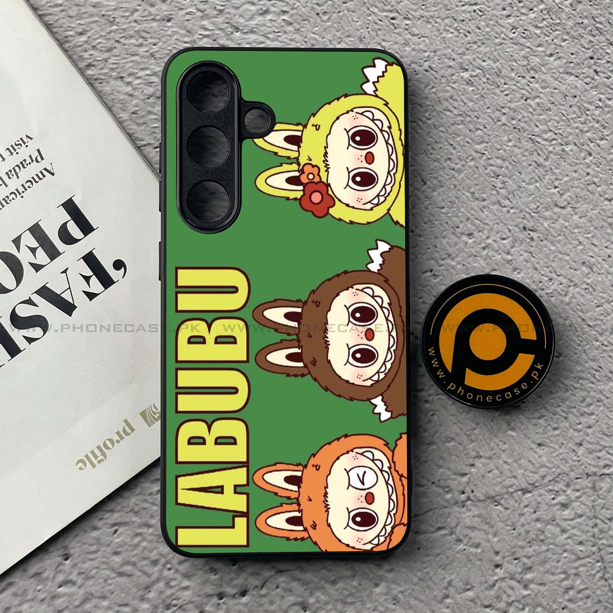 Labubu Design 14 - HQ Ultra Shine Premium Metal Phone Case All Models ...