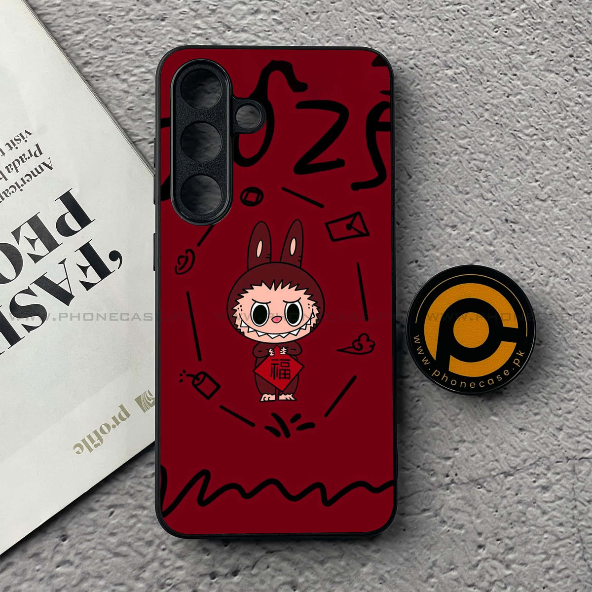 Labubu Design 8 - HQ Ultra Shine Premium Metal Phone Case All Models ...