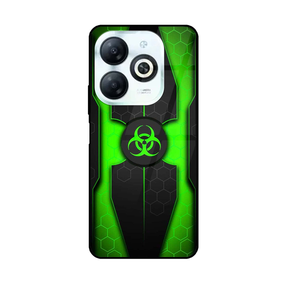 Infinix Smart 8 - Biohazard Sign Series - Premium Printed Glass soft B ...