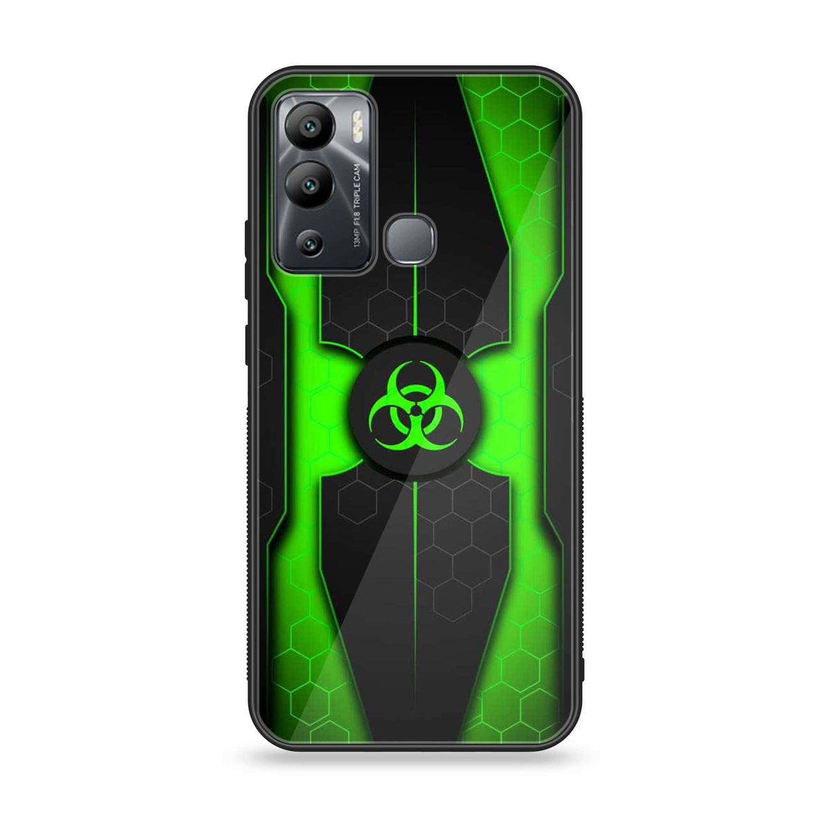 Infinix Hot 12i - Biohazard Sign Series - Premium Printed Glass soft B ...