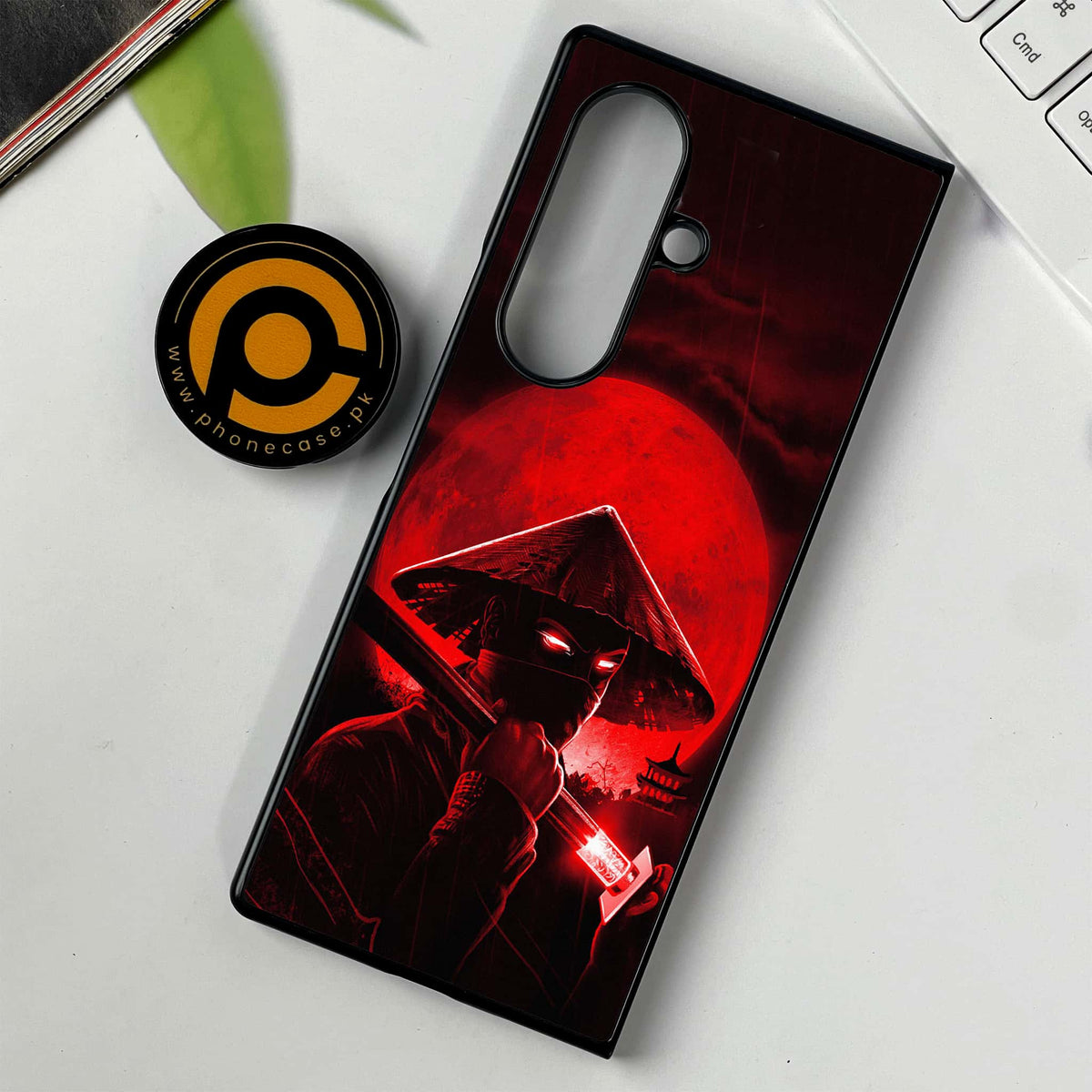 Samsung Galaxy Z Fold 7 - Ninja Series - Premium Metal Printed soft Bu ...