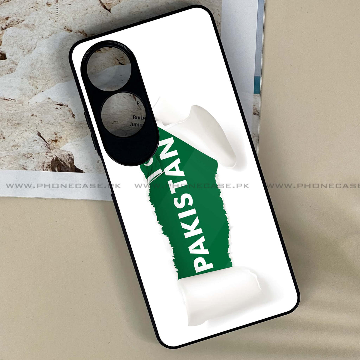 Oppo A60 - Pakistani Flag Series - Premium Printed Metal soft Bumper s ...