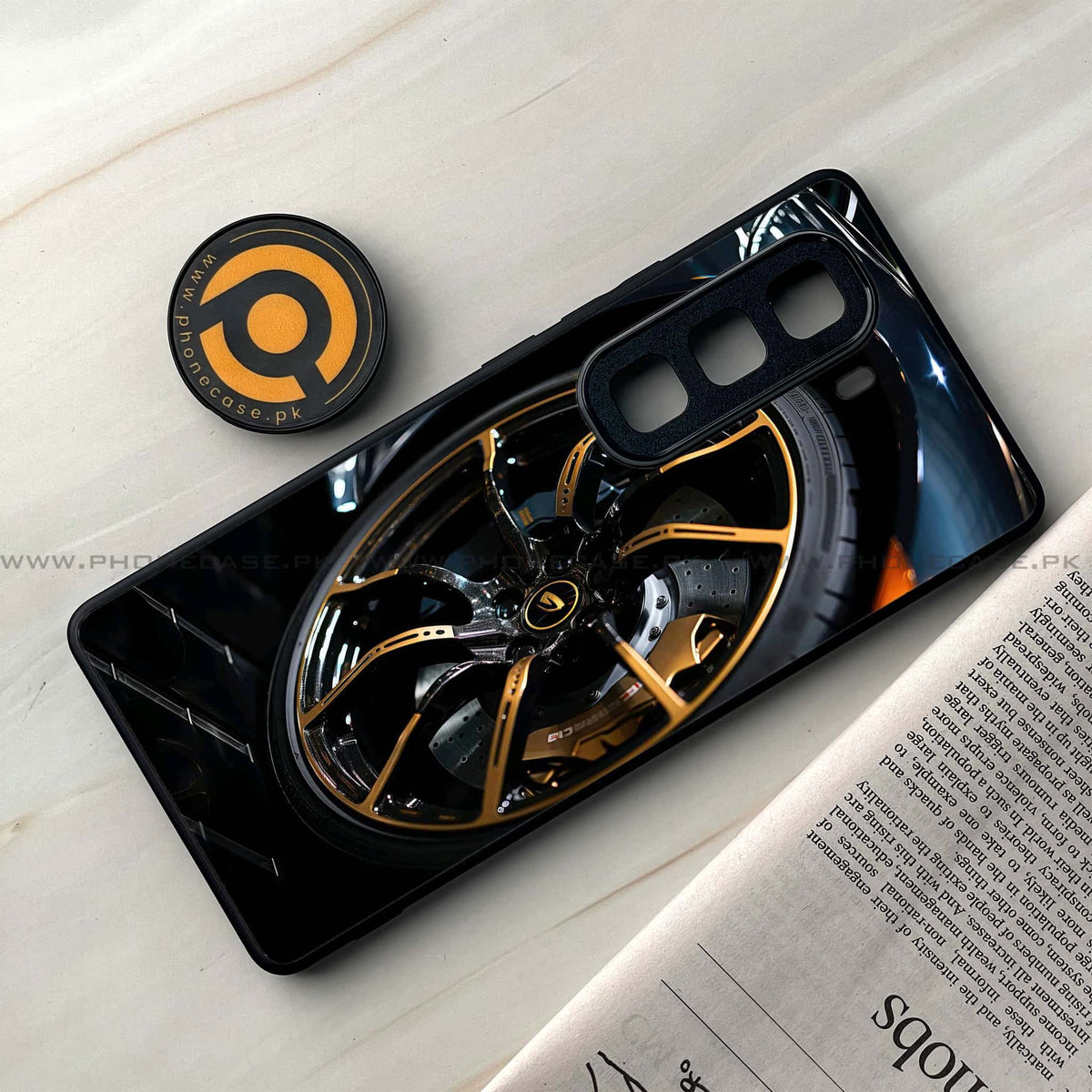 Infinix Hot 50 Pro Plus - Sports Car Rim - Premium Printed Glass soft ...