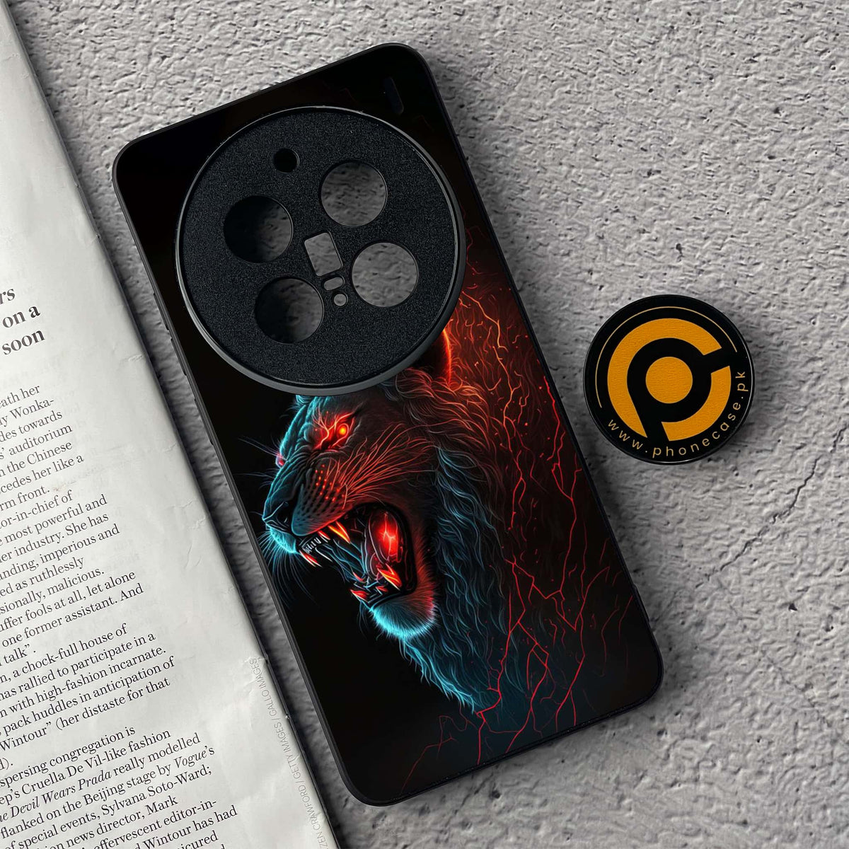 Vivo X200 Pro - Tiger 2.0 Design 6 - Premium Metal Printed soft Bumper ...