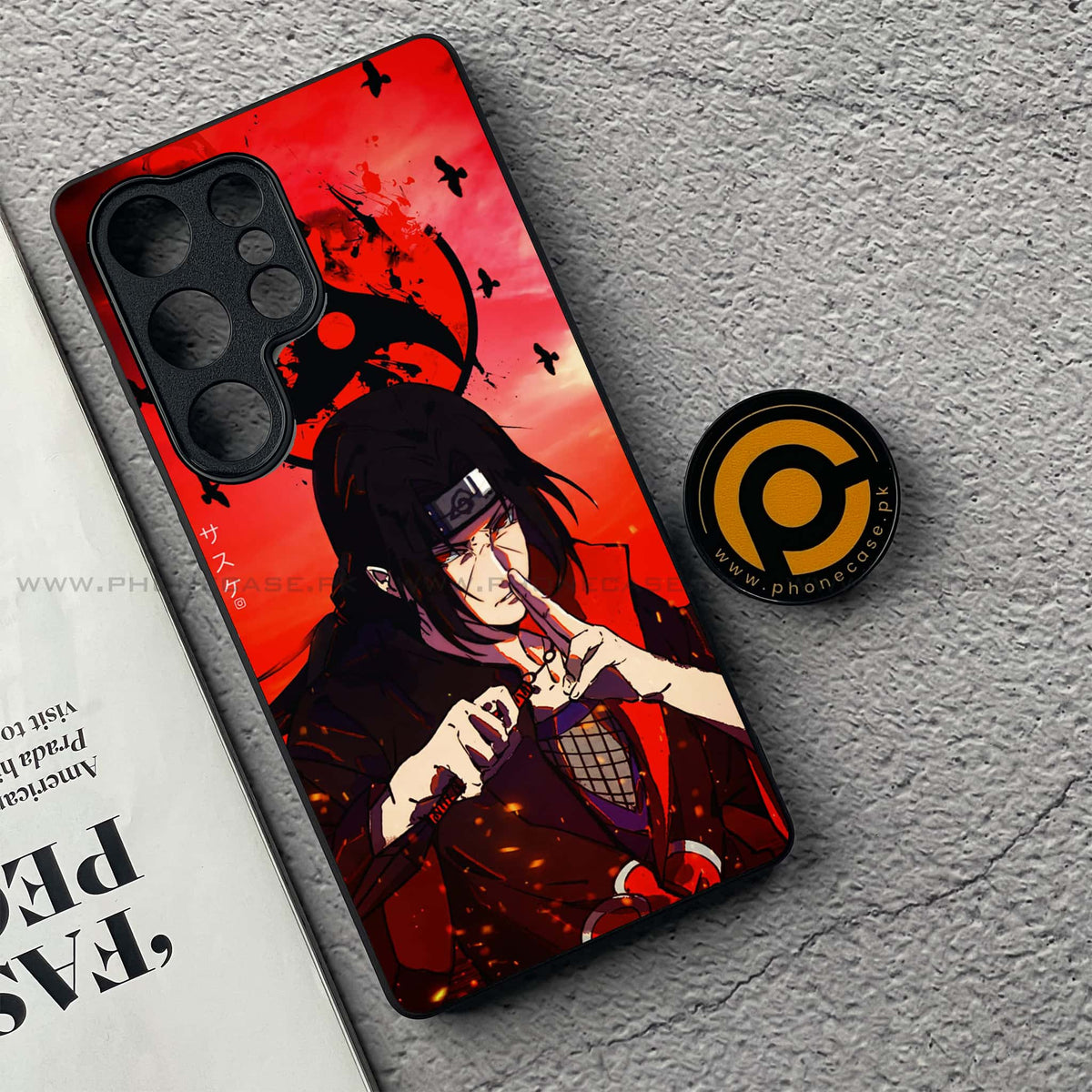 Samsung Galaxy S25 Ultra - Uchiha Itachi - Premium Metal Printed soft ...