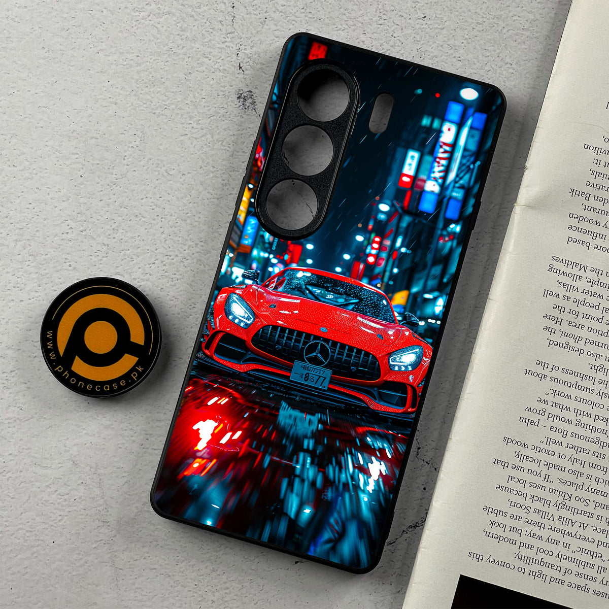 Tecno Camon 40 - V8 GT Racing Car - Premium Metal Printed Soft Bumper ...