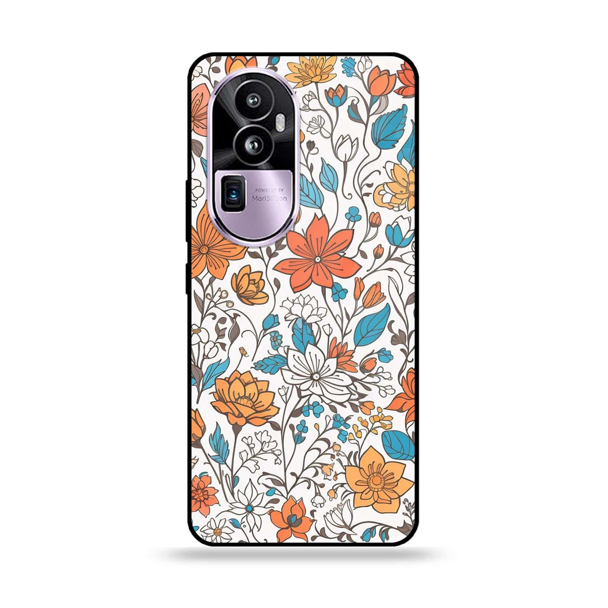 Oppo Reno 10 Pro Plus - Floral Series Design 9 - Premium Printed Glass ...