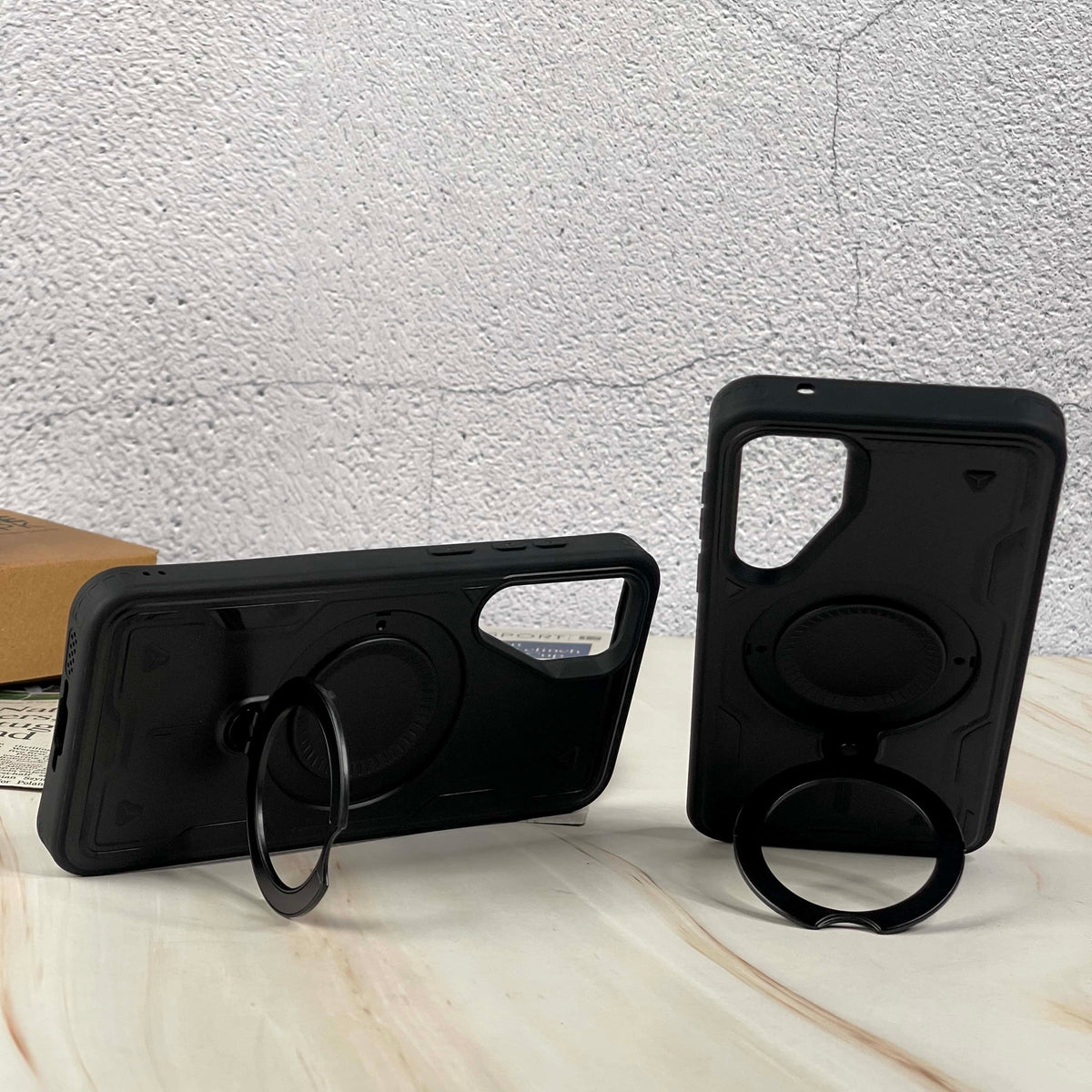 Galaxy A55 Premium Military Grade Armor Case with Built-in Stand With ...