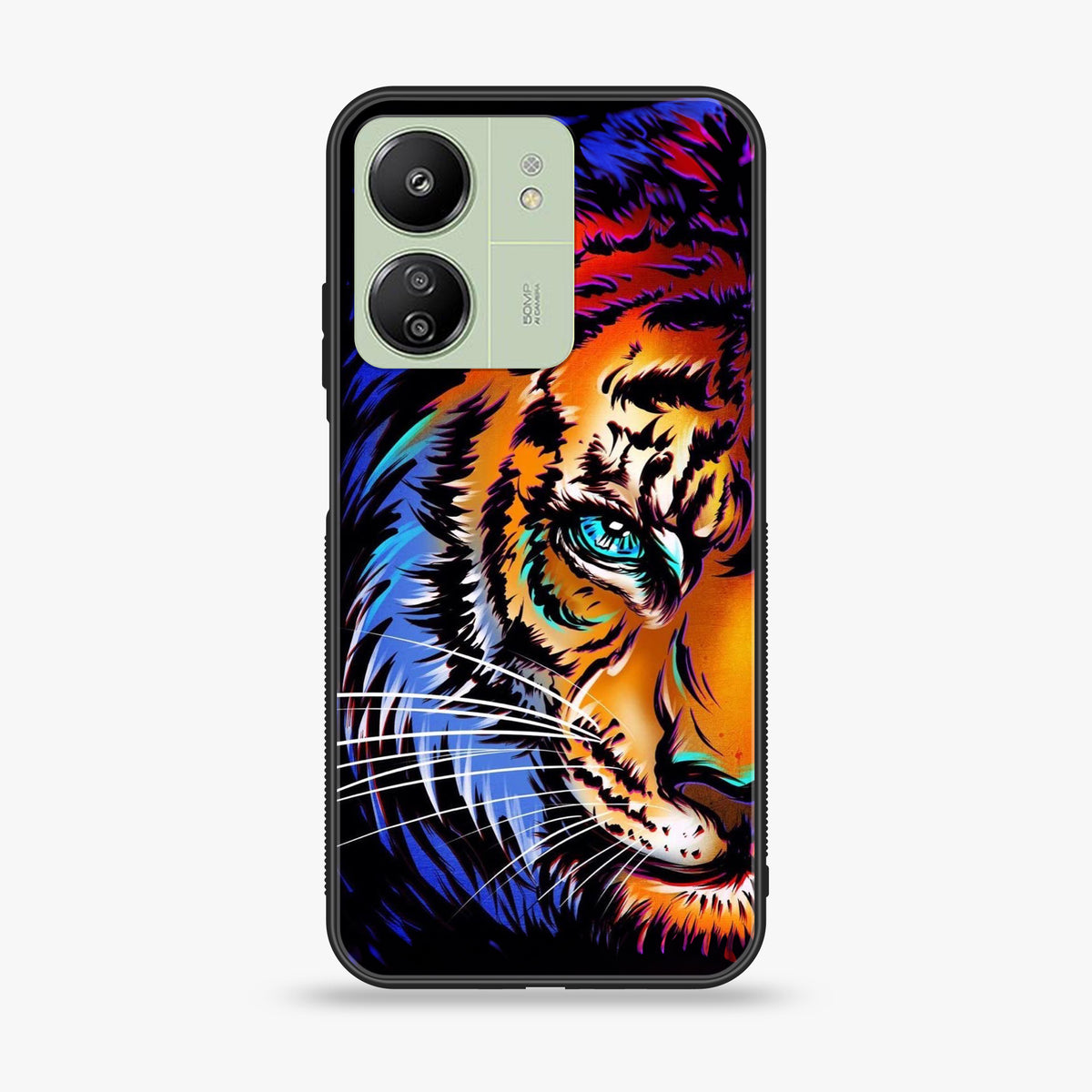 Xiaomi Redmi 13C / Xiaomi Poco C65 4G - Tiger Art - Premium Printed Gl ...