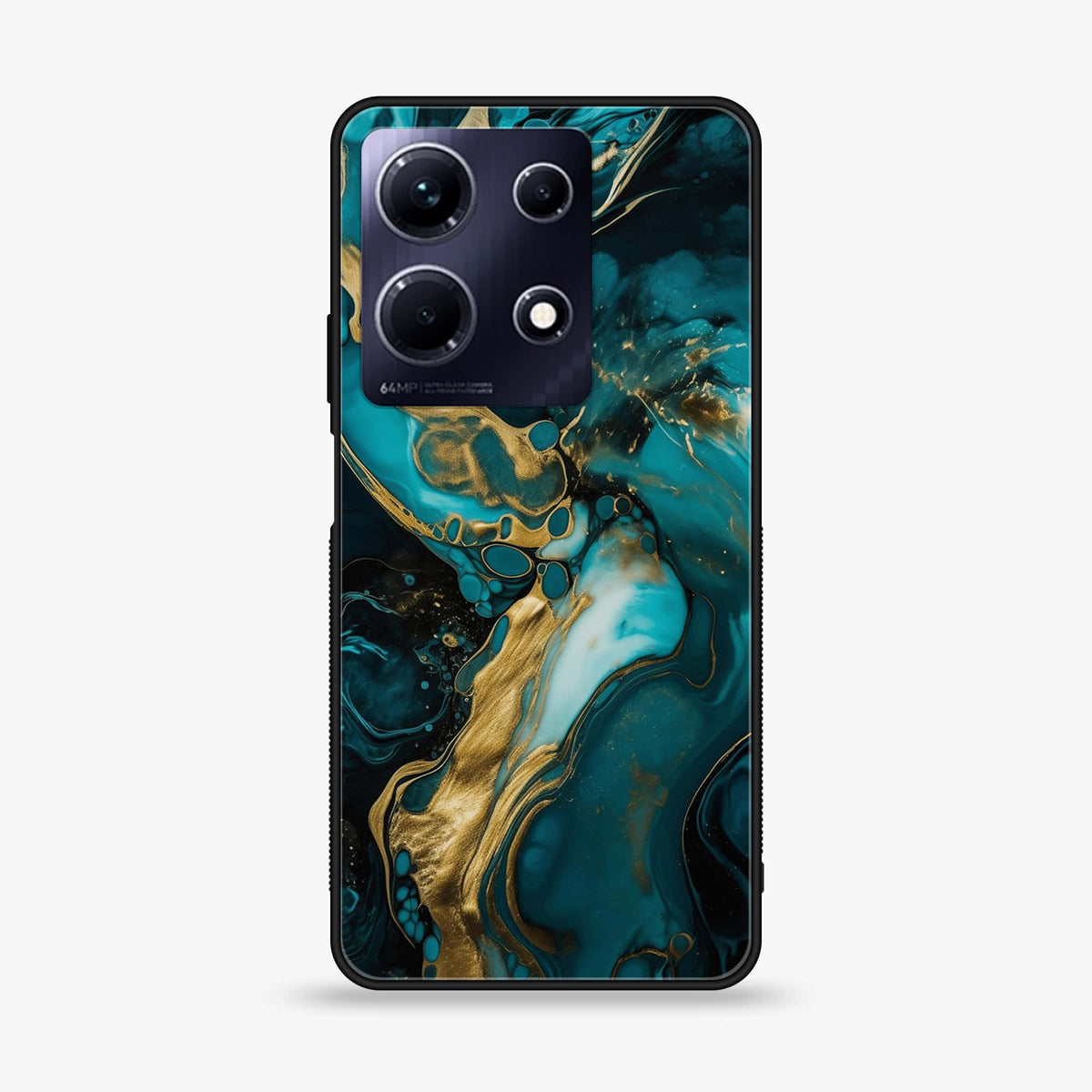 Infinix Note 30 - Liquid Marble Series - Premium Printed Glass soft Bu ...