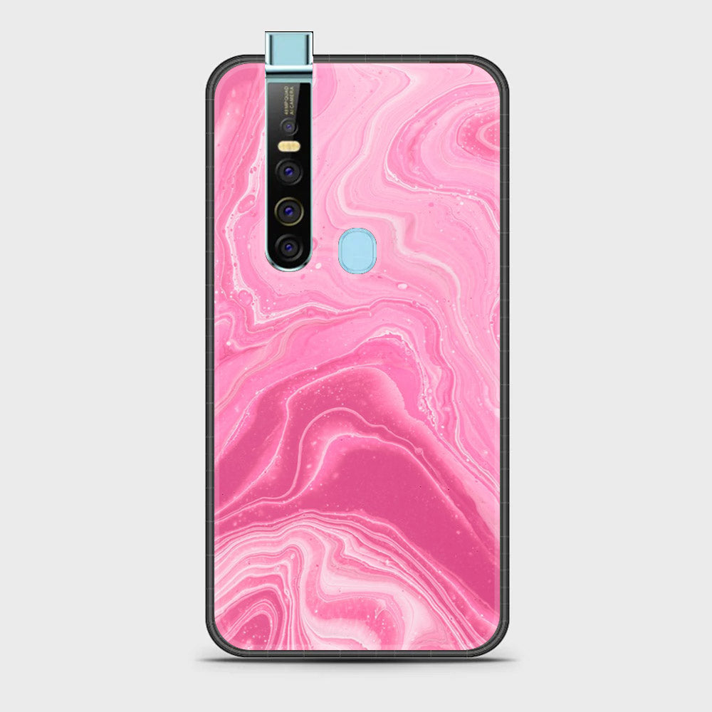 Tecno Camon 15 Pro - Pink Marble Series - Premium Printed Glass soft B ...