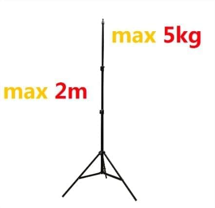 2 Meter Light Stand Max Load to 5KG Tripod for Photography, Videograph ...