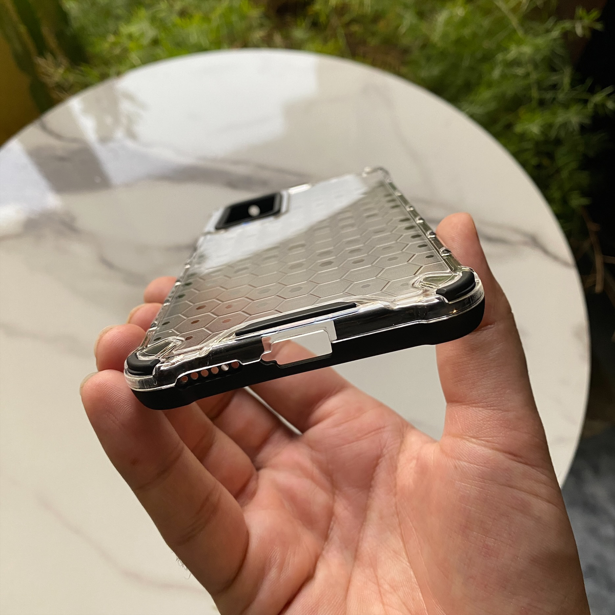 Redmi Note 11 Pro Hybrid Armor Honeycomb Transparent Cover in Pakistan ...